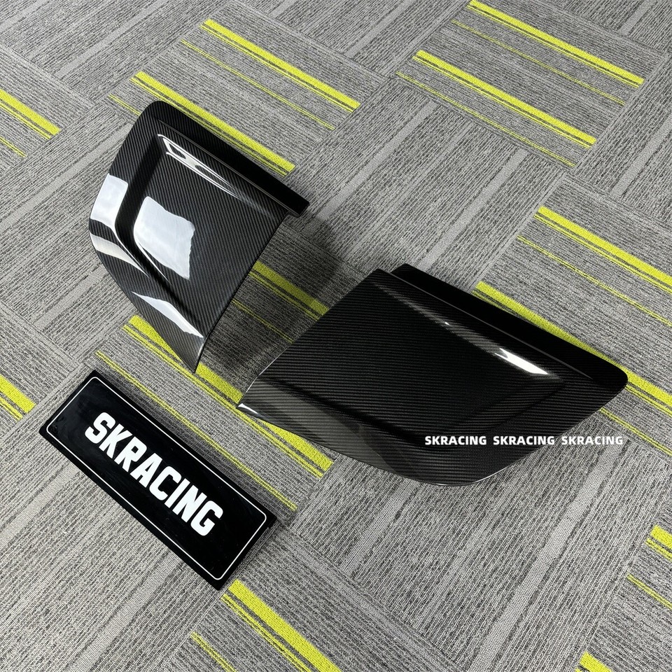 Dry Carbon Fiber Door Fenders Side Blade Panel Trims For 2020-2023 Audi ...