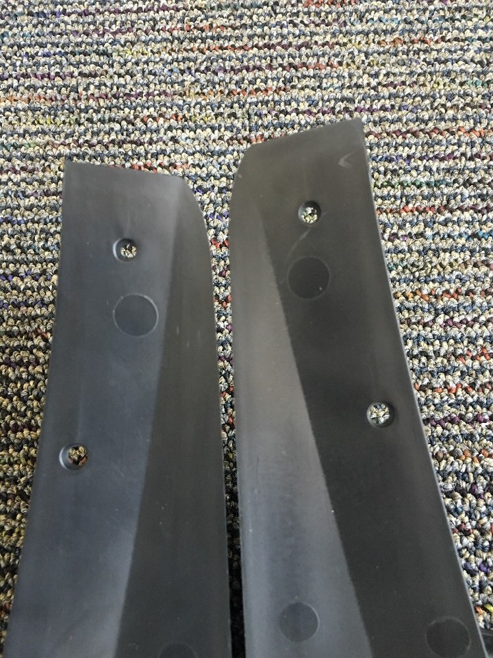 2013-2016 GMC Acadia Front & Rear Molded Splash Guards Black w/ GMC ...