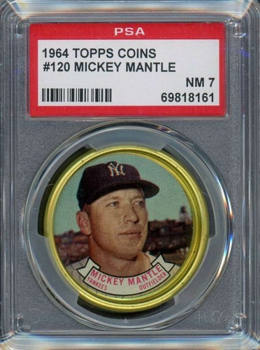 1964 Topps COINS 120 Mickey Mantle PSA 7 69818161 | eBay