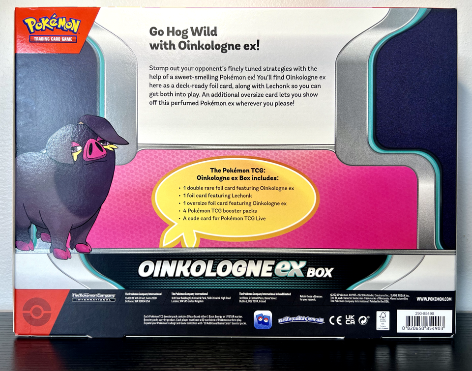 Pokémon TCG Oinkologne ex Box Best Buy Exclusive New In Box SEALED | eBay