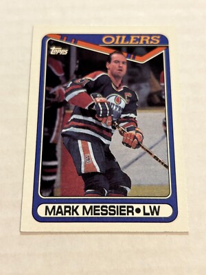 1990-91 TOPPS MARK MESSIER #130 OILERS A5 | eBay