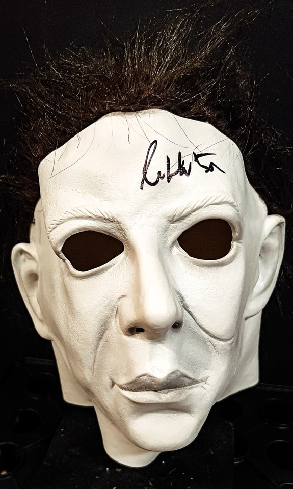 William Shatner hand SIGNED Michael Myers HALLOWEEN mask JSA COA Star ...