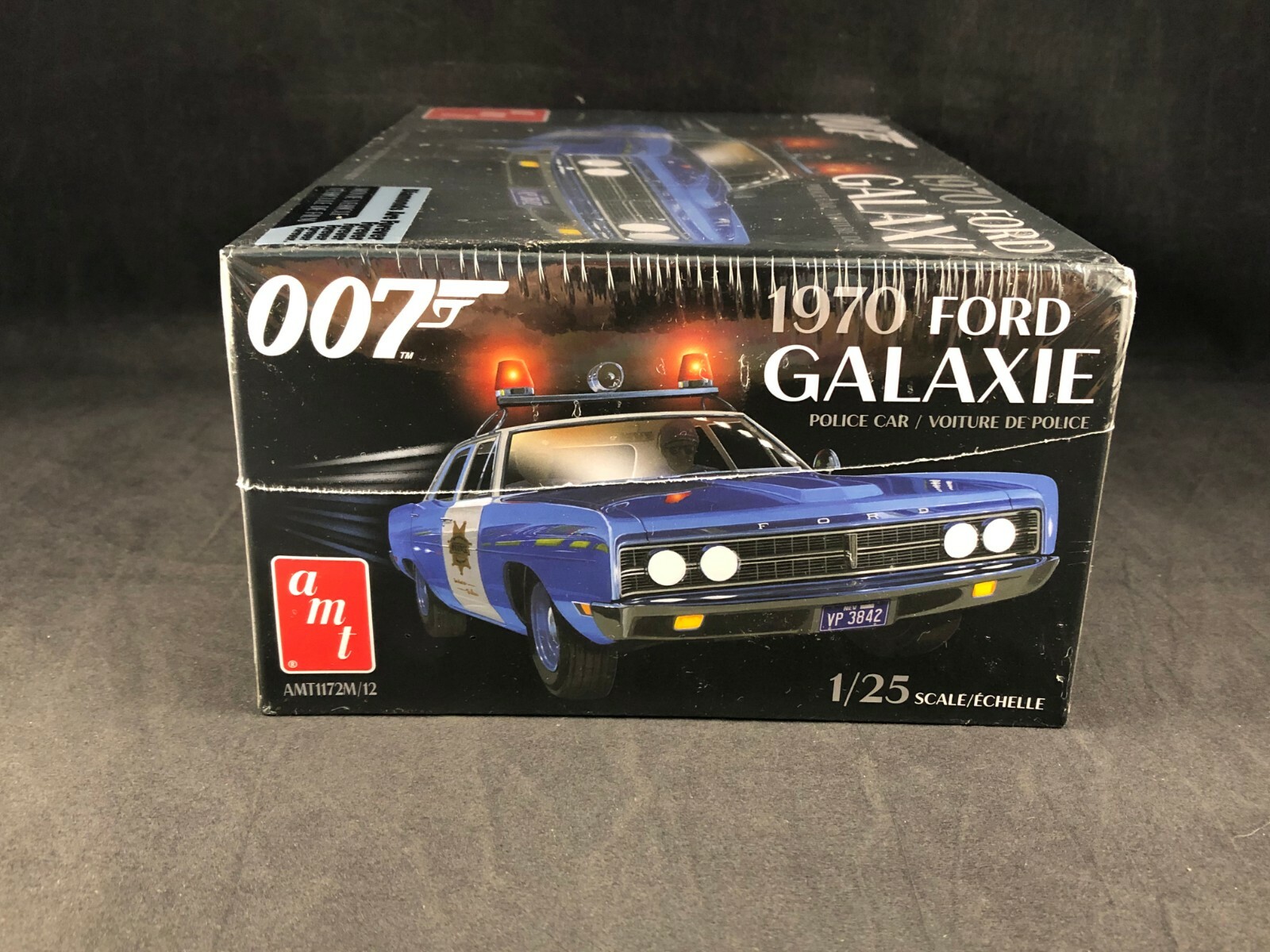 AMT 007 Diamonds are Forever 1970 Ford Galaxie Police Car 1:25 SC Model ...