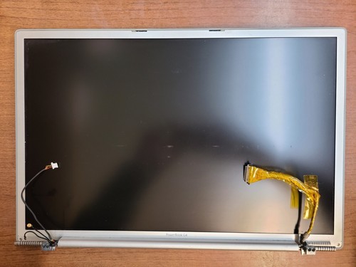 GENUINE APPLE POWERBOOK G4 A1052 17" LAPTOP COMPLETE LCD SCREEN DISPLAY ...