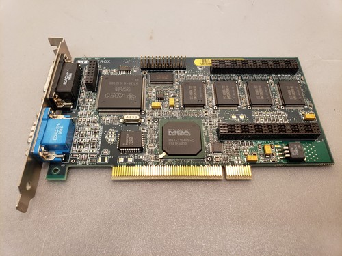 Vintage Matrox Millennium II 708-01 4MB PCI Video Graphics Card MIL2P ...