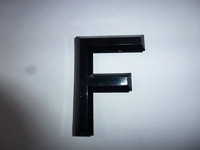 Classic Car Number Plate Raised Plastic 3D Letters & Number Digits F | eBay