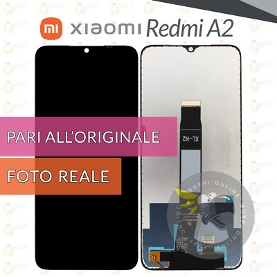 DISPLAY XIAOMI REDMI A2 23028RN4DG 23026RN54G SCHERMO LCD VETRO TOUCH ...