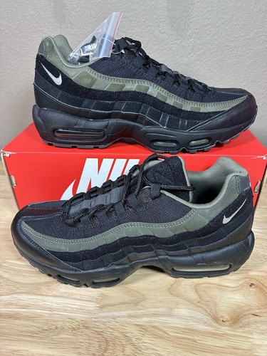 RARE Nike Mens Air Max 95 Essentials HAL Black Olive AH8444-001 ...