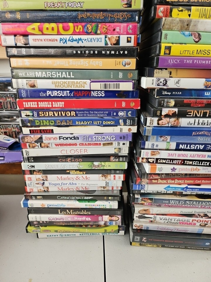 Personal Collection Lot Of 100+ Dvds From Estate Sale See Pics Trl8#39 ...