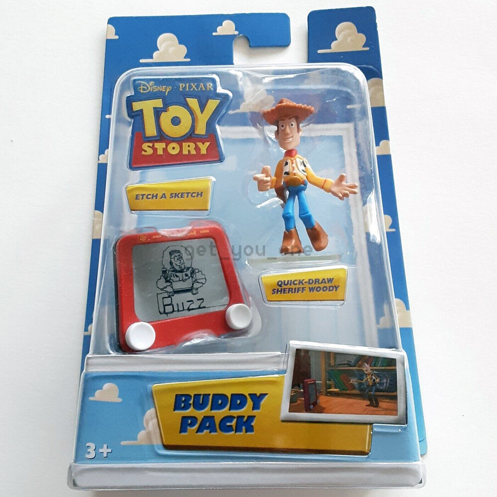 Disney Toy Story Buddy Pack ETCH A SKETCH, QUICK DRAW SHERIFF WOODY ...