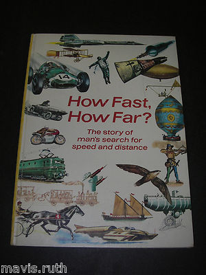 How FAST How FAR Man search for speed & distance by Giannini BOOK Home ...