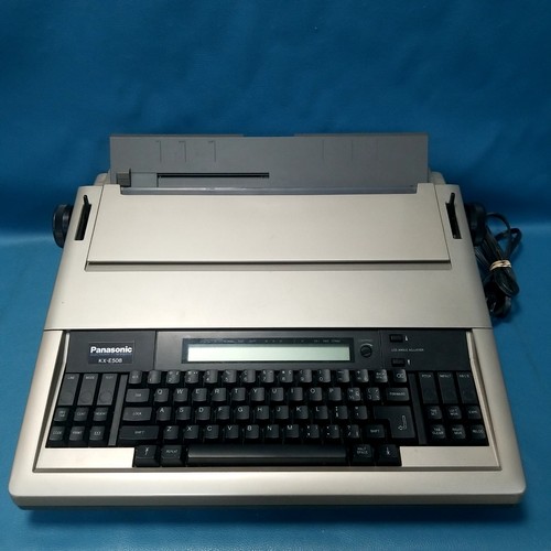 Vintage Panasonic Electronic Typewriter KX-E508 Tested Works! | eBay