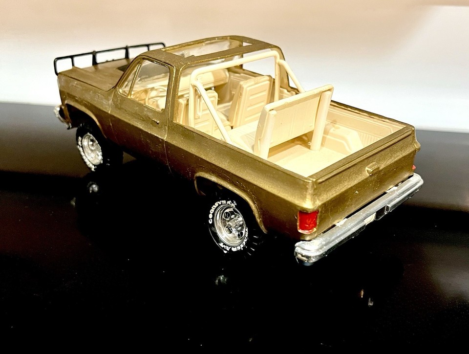 🏁 VINTAGE MODEL KIT 1972 CHEVROLET CHEVY BLAZER BOONDOCKER PICK UP 4X4 ...