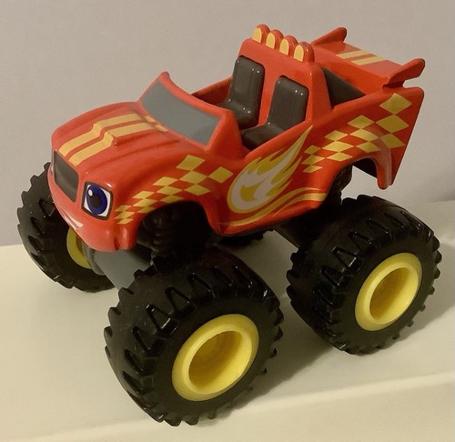 BLAZE AND THE MONSTER MACHINES DIE CAST RACING FLAG BLAZE FISHER PRICE ...