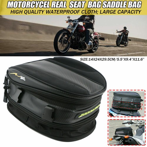 Motorcycle Rear Seat Tail Bag Travel Luggage Storage Backpack ...