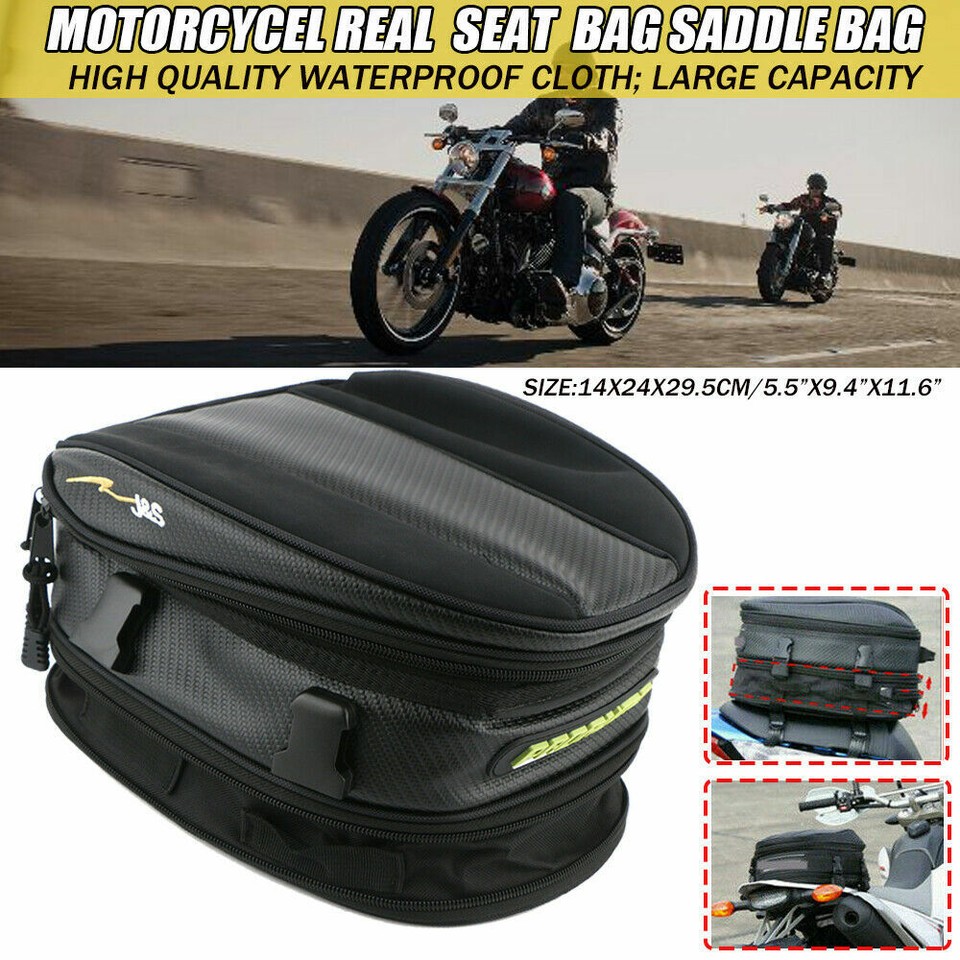 Motorcycle Rear Seat Tail Bag Travel Luggage Storage Backpack ...