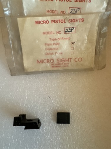 Micro Sights 23-P Front Post/ Adjustable Rear Combo Ruger Standard Auto ...