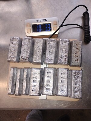 Clean Soft Lead Ingots 10+ pounds for casting/fishing/reloading Free ...