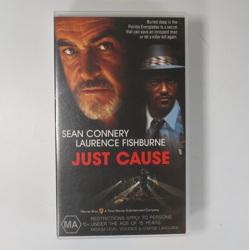 Just Cause VHS Video Tape Vintage Sean Connery Laurence Fishburne | eBay