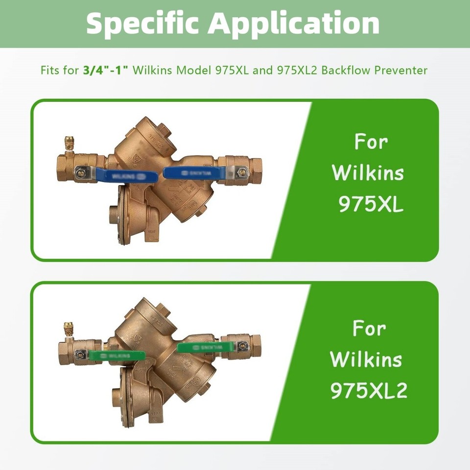 Backflow Preventer Repair Kit Rubber Repair Kit For Wilkins 3/4"-1 ...