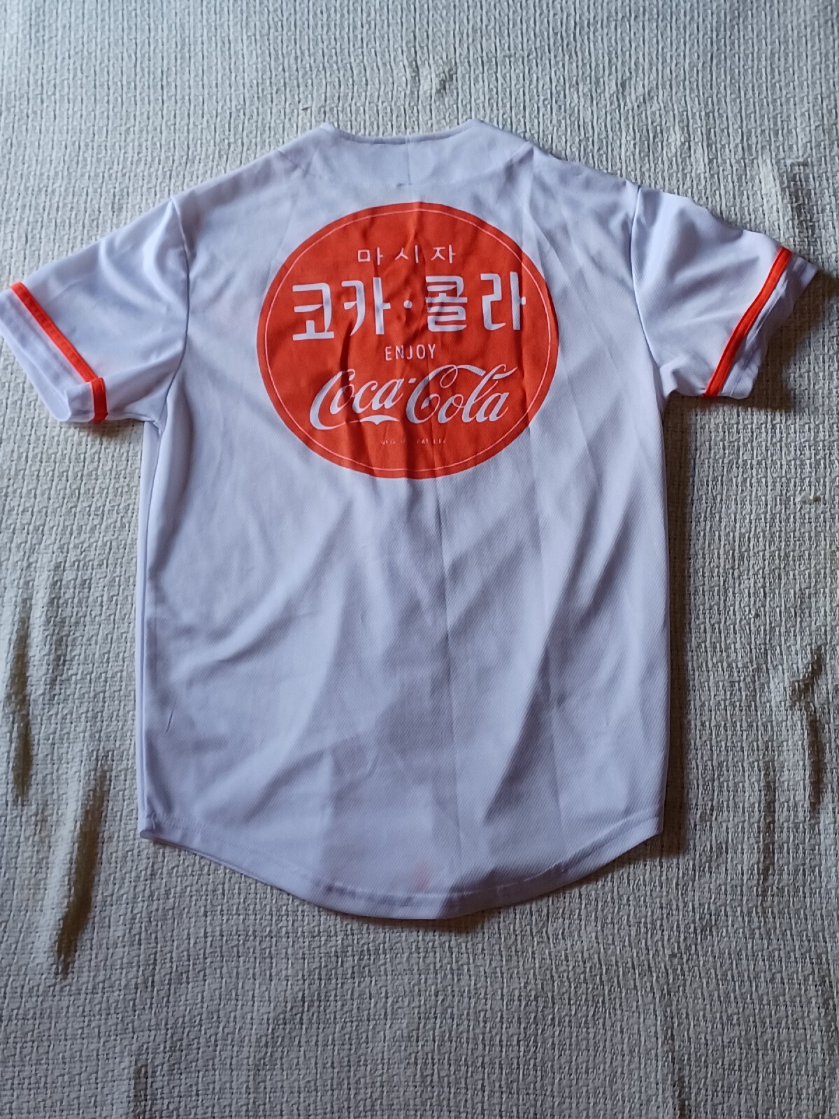 Neon Riot Coca Cola Baseball Jersey Mens Size Small - Gem