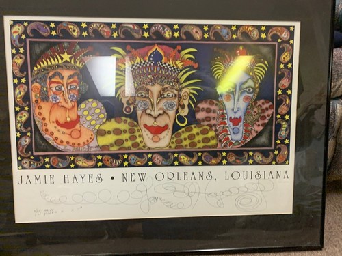 New Orleans, Louisiana - Signed Jamie Hayes Painting Artwork 1992 ...