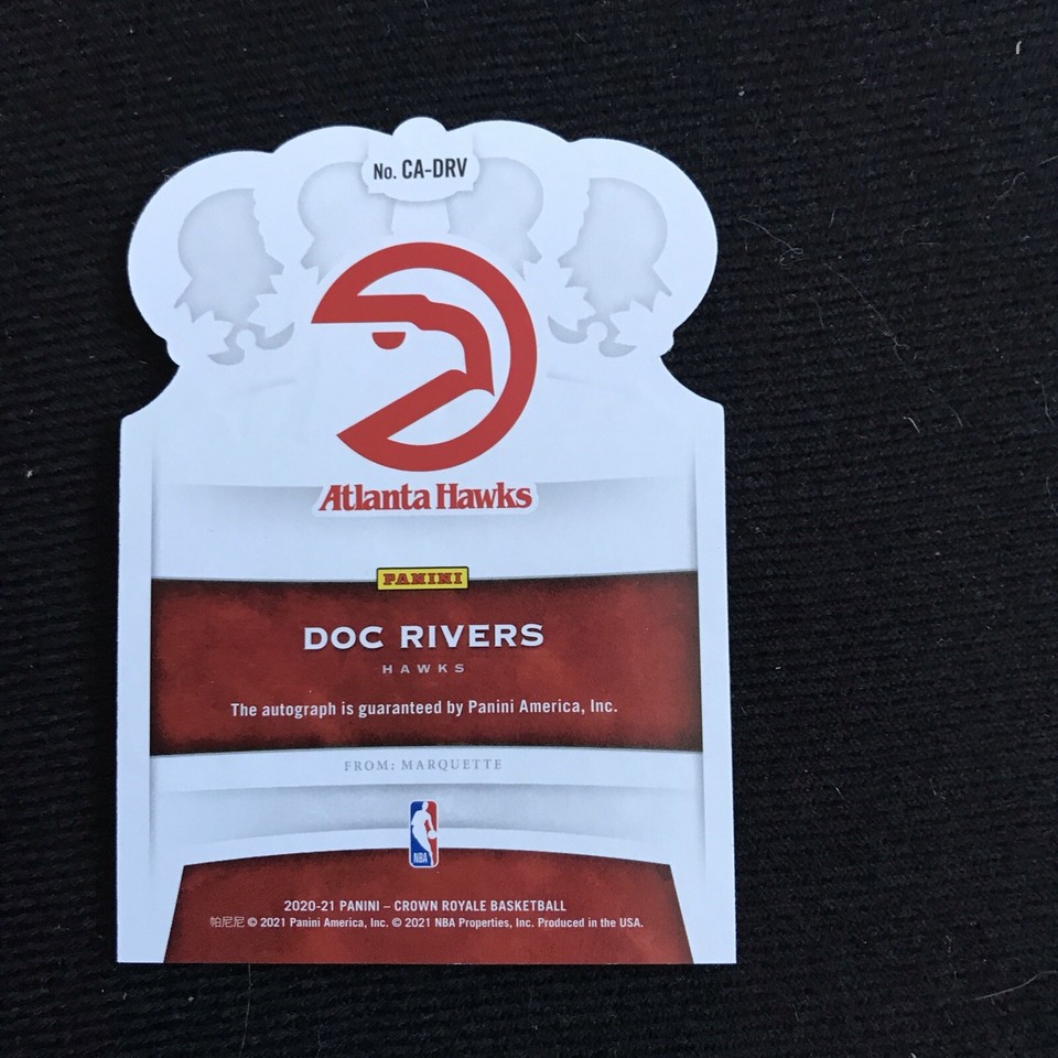 2020-21 Panini Crown Royale Doc Rivers Crown Signatures Auto 57/99 ...