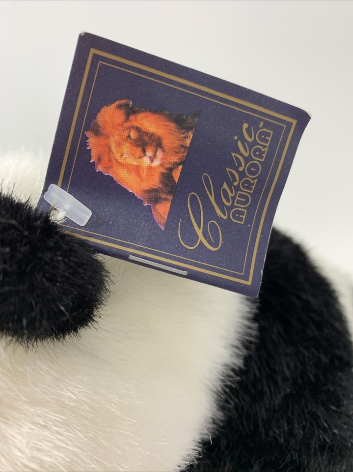Classic Aurora Plush Panda Realistic 12" Sitting Soft Stuffed Animal ...