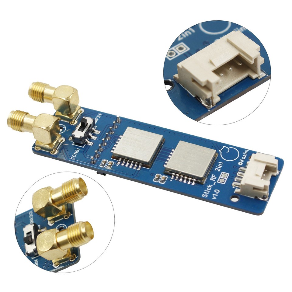 M5Stack StickC Plus2 RF 2-IN-1 Module 433MHz CC1101 + 2.4GHz NRF24 Dual ...