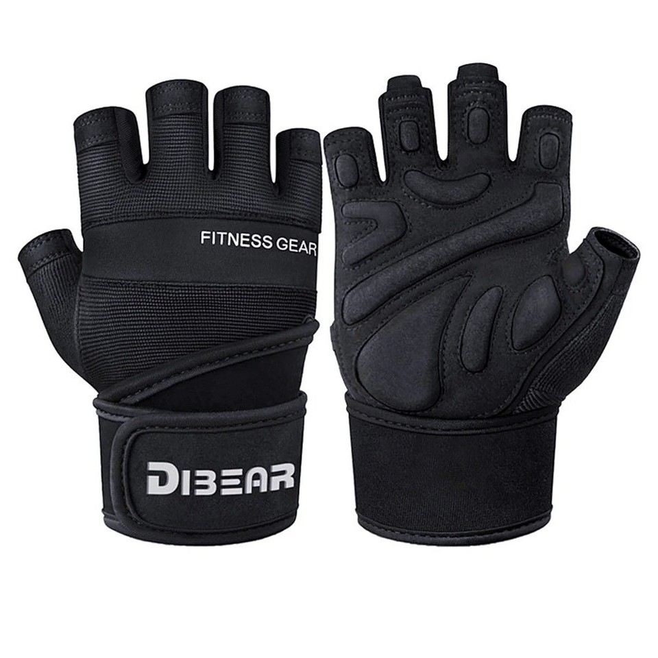 Gym Workout Weight Lifting Cycling Fitness Training padded bodybuilding ...