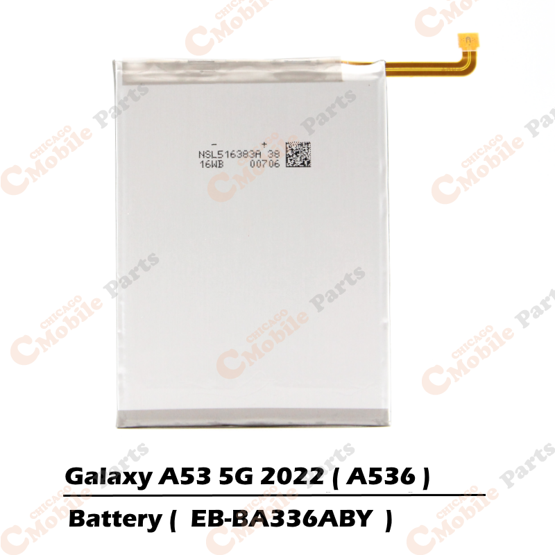 Galaxy A53 5G 2022 Battery 3.88V 5000 mAh (SM-A536 / A536) ( EB ...