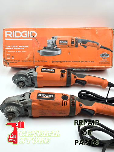 PARTS - RIDGID R10202 15 Amp Corded 7" Twist Handle Angle Grinder 2 ...