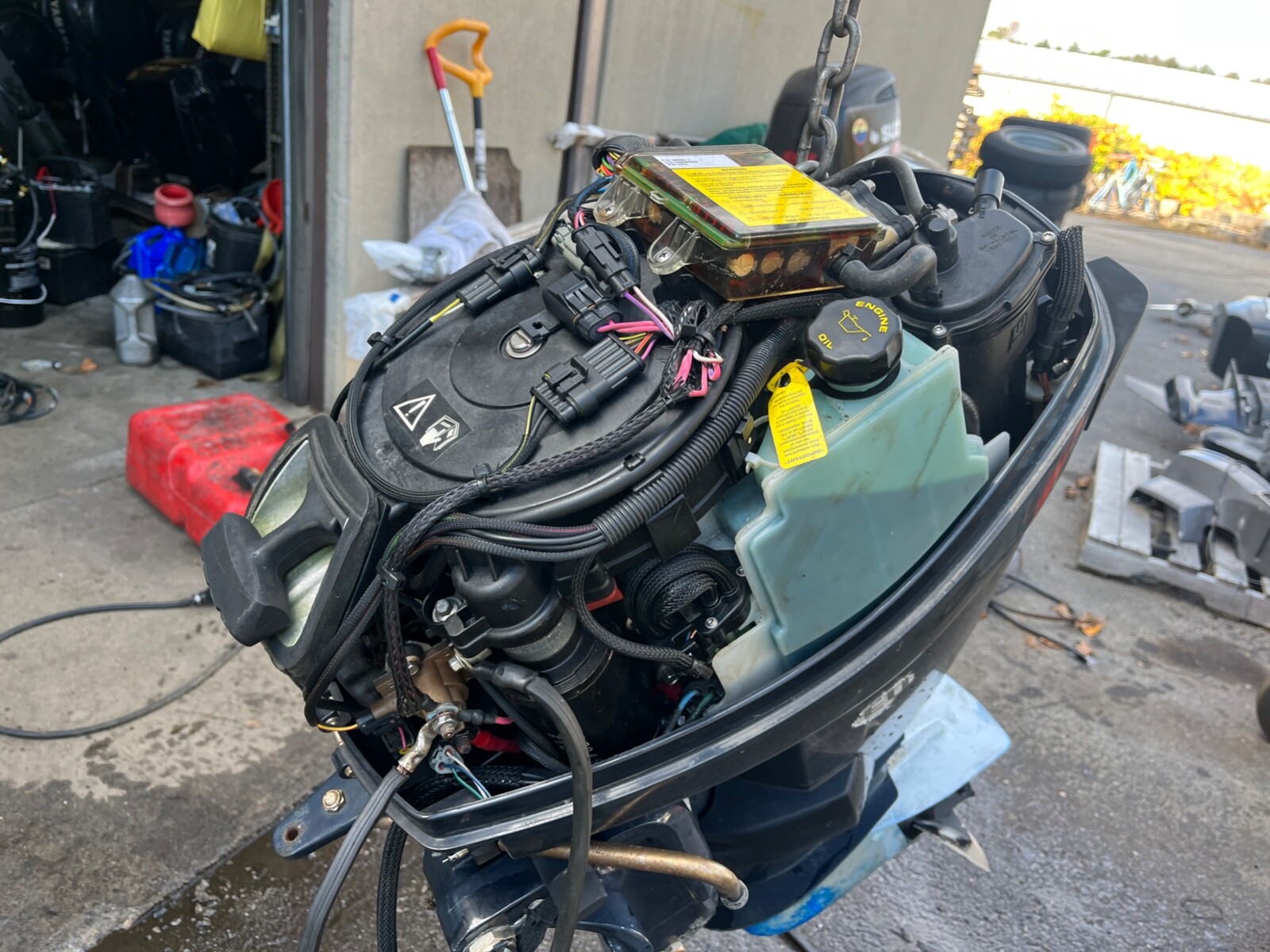 2009 Evinrude Etec 25 hp DFI Outboard Boat Motor Engine 20" E-Tec BRP | eBay