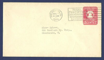 U.S. Stamped Envelope U-522 Liberty Bell 2¢ from Philadelphia, PA | eBay