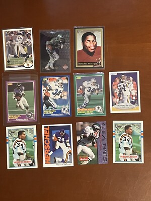 Herschel Walker 11 card lot Bulldogs Philadelphia Eagles/ Cowboys ...