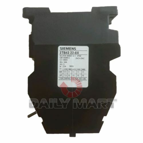 Siemens 3tb43 22-0x 22e AC Contactor for sale online | eBay