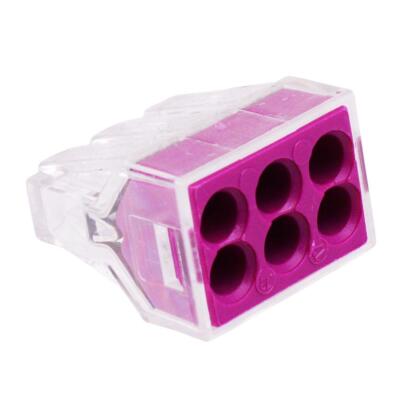 50 x 6-Way Wago 773-106 Push Connectors 2.5mm² | eBay