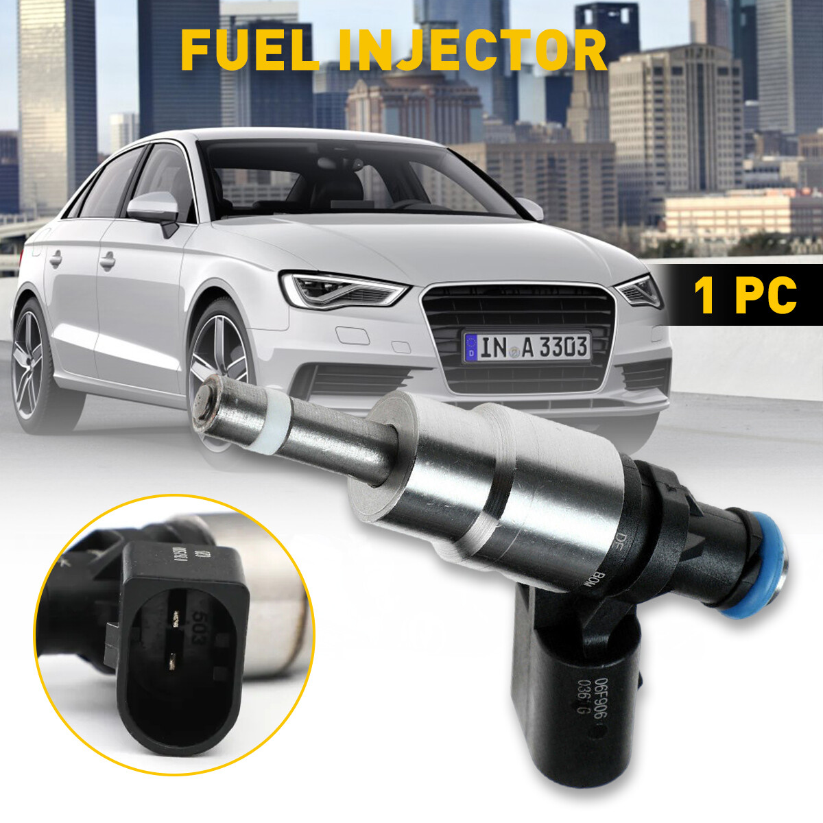 For Audi A3 A4 A6 TT VW Golf Passat EOS 2.0 New Petrol Fuel Injector ...