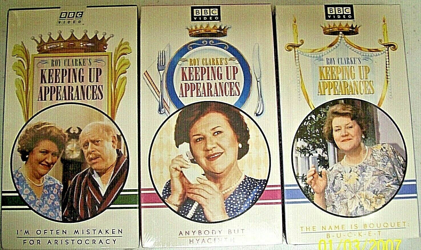 Keeping Up Appearances 3 Different VHS -new 86162849237| eBay