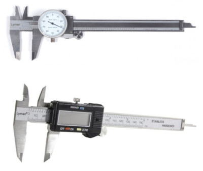 Lyman Stainless Steel Caliper -- Choice Dial or Digital, 6" Capacity | eBay