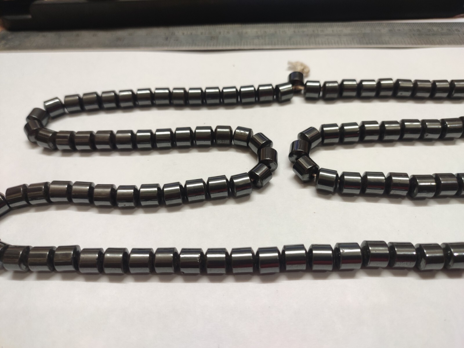 Black Magnetic Therapy Mala for Men and Women NECKLACE TO CURE DISEASES ...