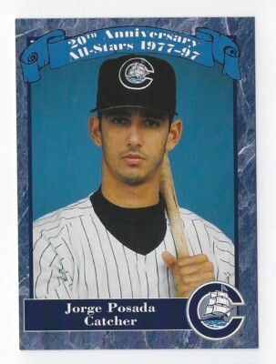 1997 Jorge Posada Columbus Clippers 20th Anniversary | eBay