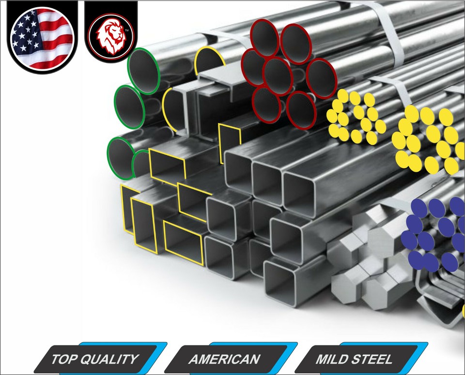 1/4" x 1" Metal Flat Bar - Mild Steel - Flat Metal Stock - 24" Long (2 ...