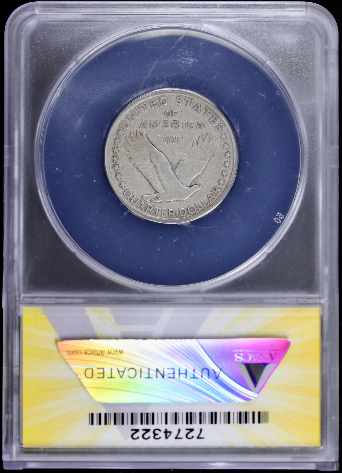 1917-S Standing Liberty Quarter SLQ 25c ANACS F 12 Details Type Variety ...