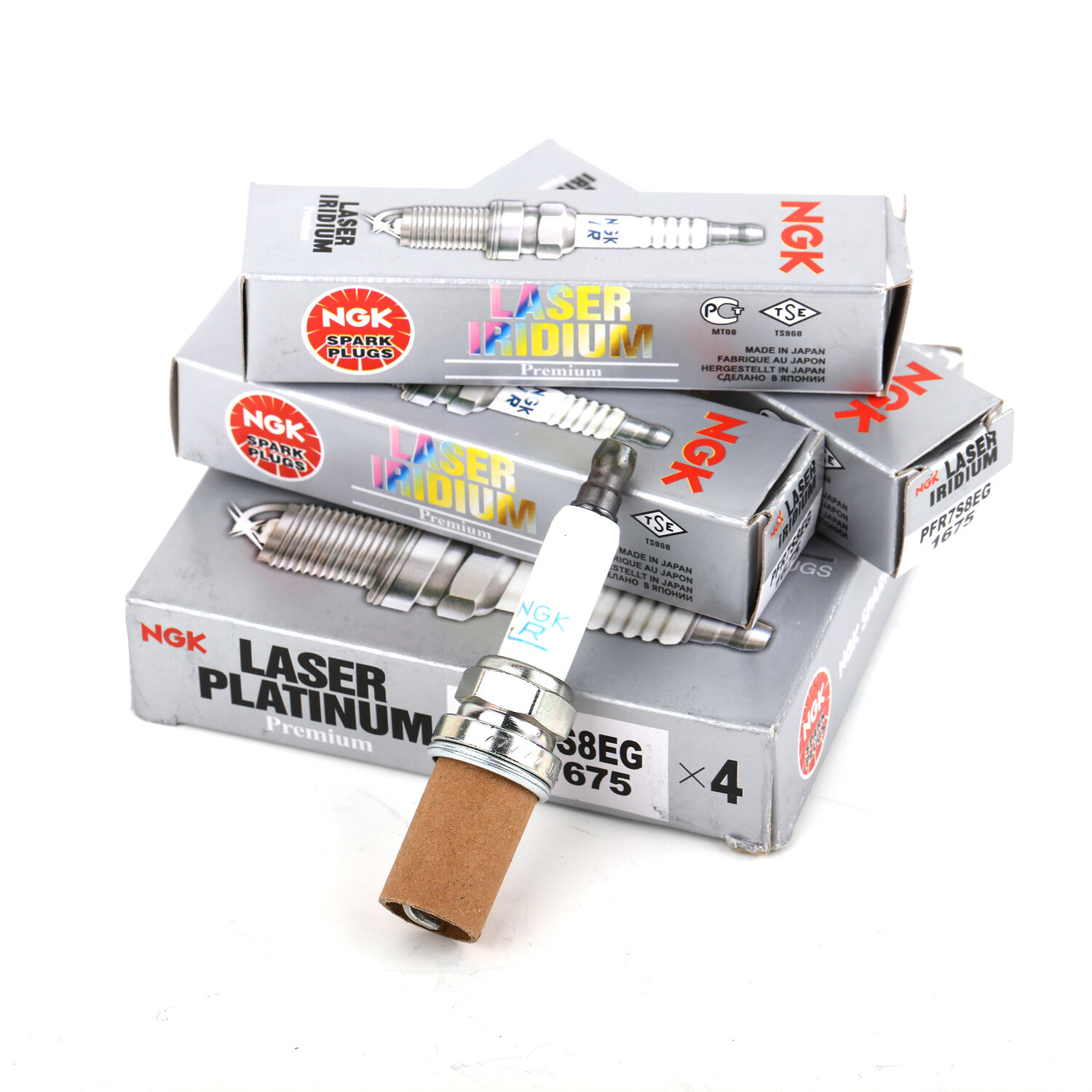 OEM NGK LASER PLATINUM SPARK PLUGS FIT SEAT LEON 1.8 & 2.0 FSI TURBO ...