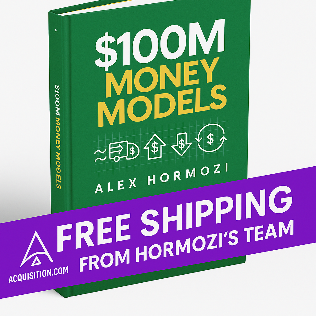 $100M Money Models Hardcover – Alex Hormozi, New Launch Edition + Free ...