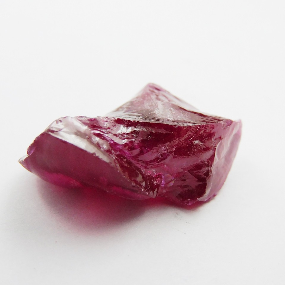 41.65 Ct Earth Mined Raw Rough Natural Uncut Red Ruby CERTIFIED Loose ...