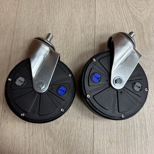 2 Pack Gatekeeper Systems W-9470B 5" Trolley Smart Wheel Caster ...
