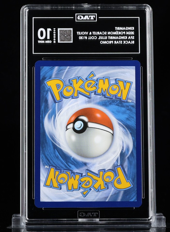 Kingambit 2024 Pokemon Shrouded Fable Black Star Promo TAG 10 PSA #130 ...