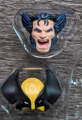 CT Toys Brown Wolverine Mafex 138 UNMASKED HEAD (Marvel Legends Custom ...